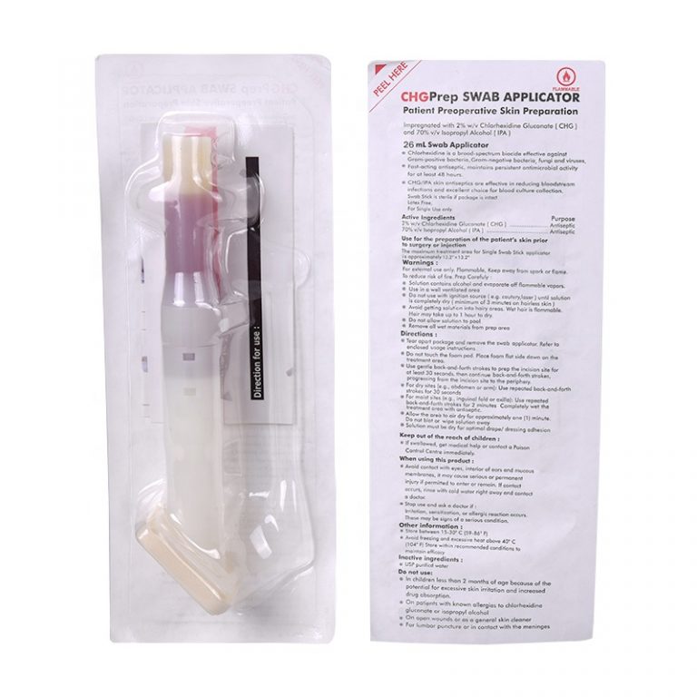 Disposable Surgical Skin disinfection CHG Chlorhexidine Gluconate ...